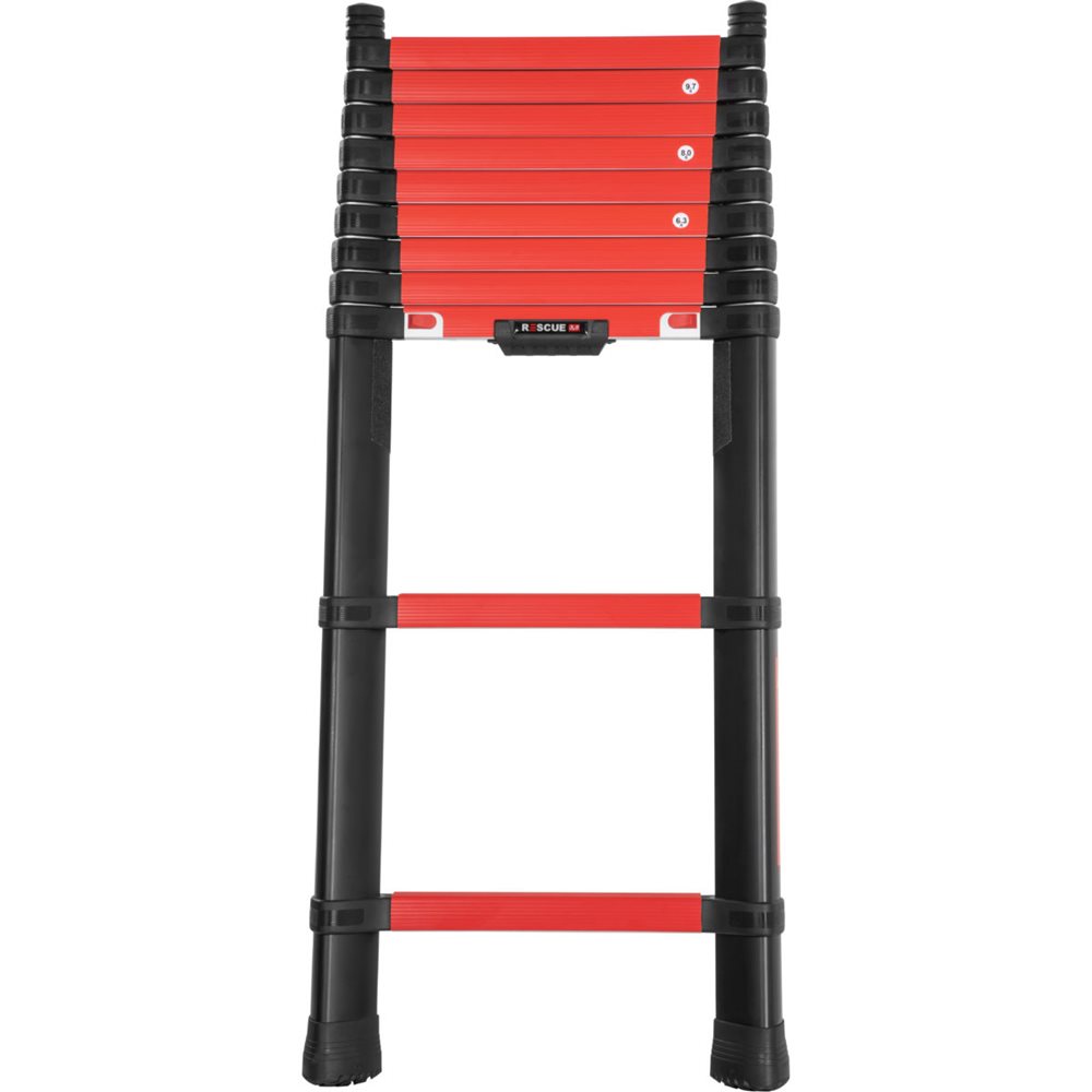 TELESTEPS Teleskopický žebřík RESCUE FIRE (HASIČI) 3,5m, červený