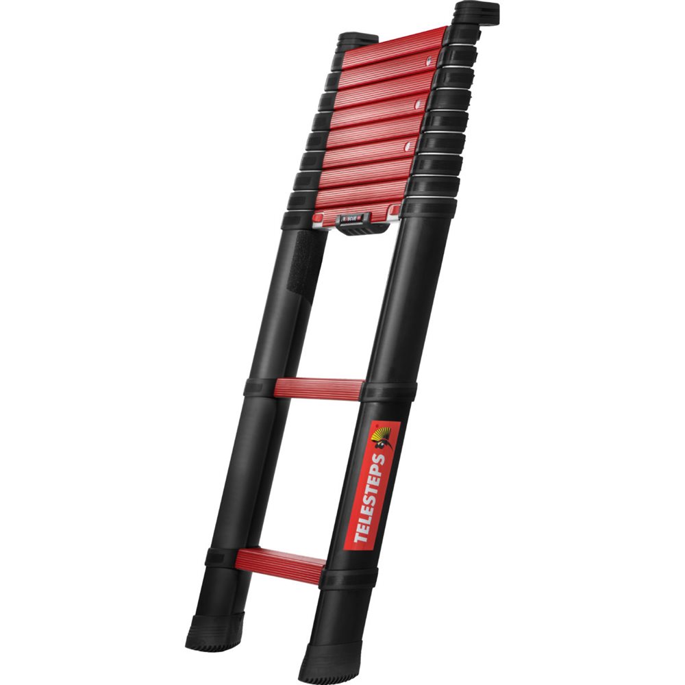 TELESTEPS Teleskopický žebřík RESCUE FIRE (HASIČI) 3,5m, červený